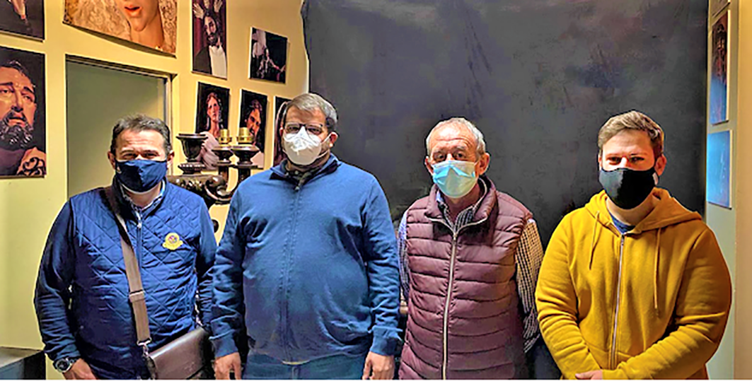 Manuel Isorna entrega restaurado el paso de misterio de Jesús Nazareno ...